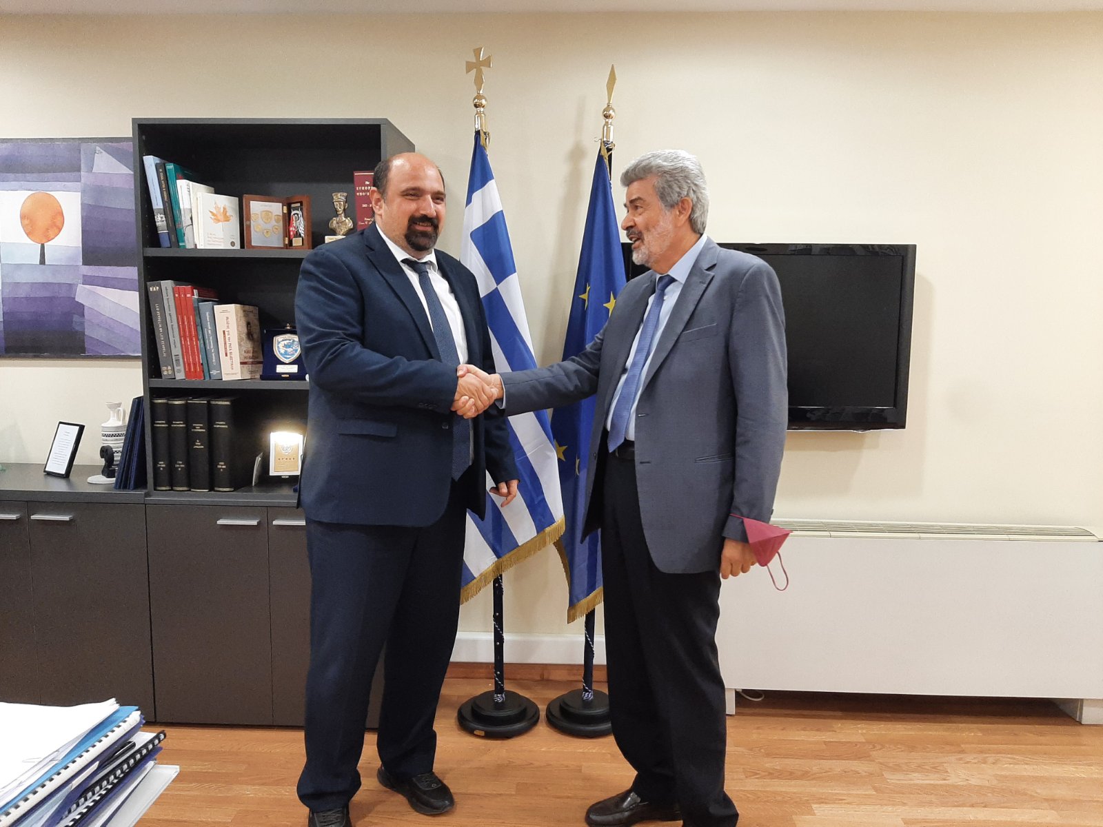 Συνάντηση Τριαντοπουλου - Μαραβέγια στην Αθήνα - InKefalonia